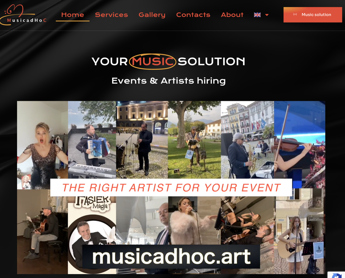 Artist Hire for Your Event, Online | USA & Canada WEB | Web Design ...